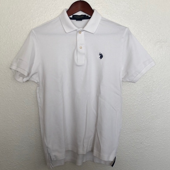 U.S. Polo Assn. | Shirts | Uspolo Assn White Polo Medium | Poshmark